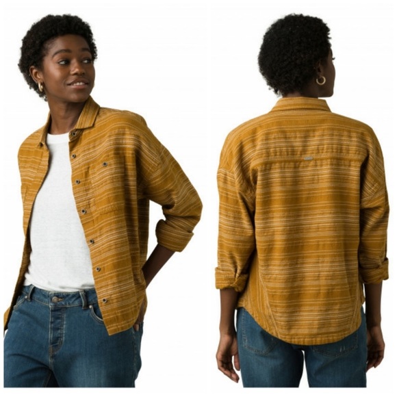 Prana | Tops | Prana Dyri Bottom Down Top Blouse Antique Bronze Color 79 Large L | Poshmark